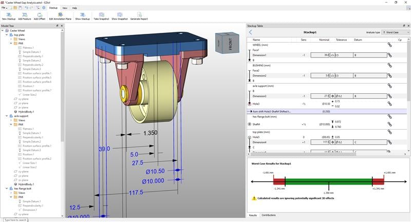 Tolerance Analysis, Stacking, GD&T | Sigmetrix